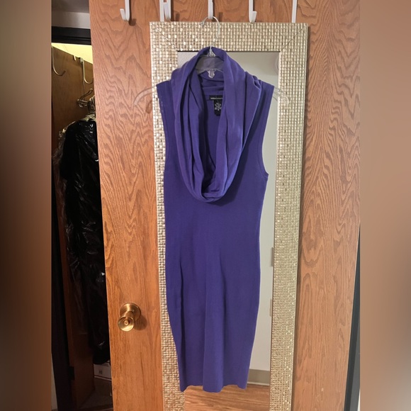 Moda International | Dresses | Purple Cowl Neck Sleeveless Dress By ...